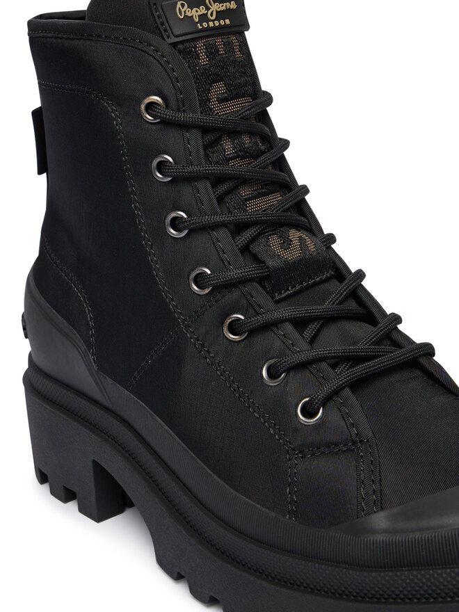 Trappers Pepe Jeans Hale City W PLS500007 Negru | epantofi.ro