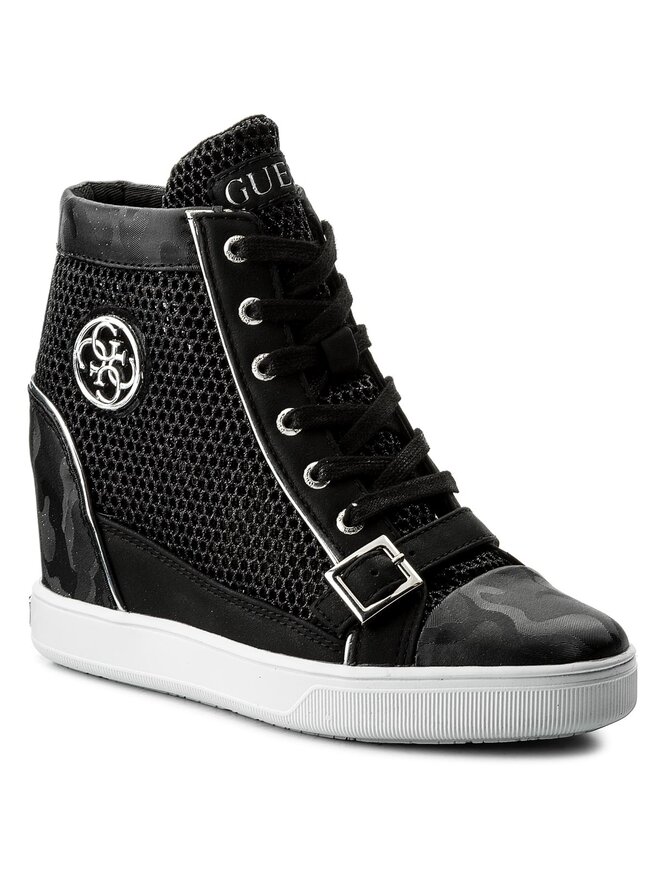 Zapatillas Guess Fiore FLIOE1 FAM12 Negro | zapatos.es