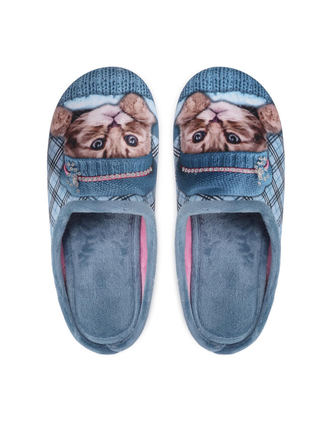 Hausschuhe Sanital-Flex Z25663 Azul Blau | eschuhe.de