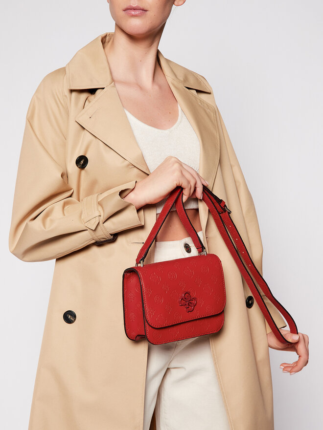 Handtasche Guess Noelle (PD) Mini HWPD78 79780 Rot | eschuhe.de