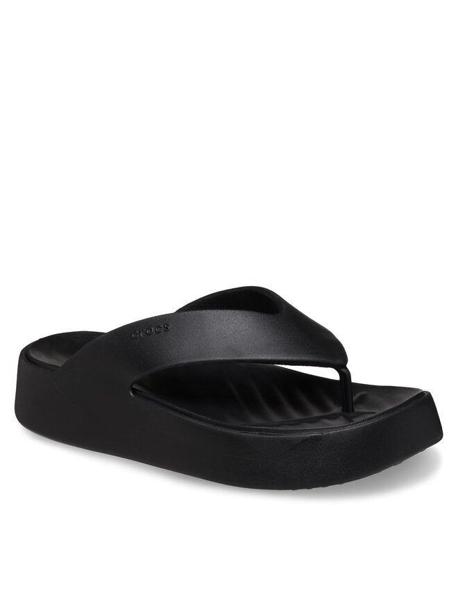 Japonki Crocs Gataway Platform Flip 209410 Czarny | eobuwie.com.pl