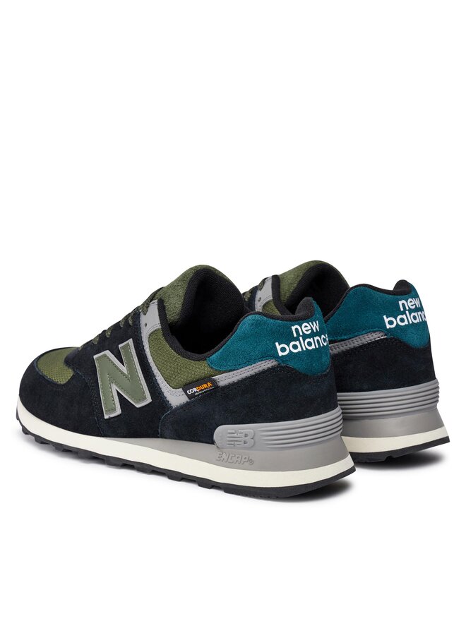 Sneakers New Balance U574KBG Schwarz | eschuhe.de