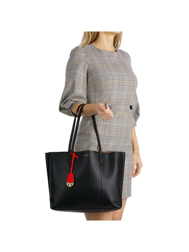 Handtasche Tory Burch Perry Triple-Compartment Tote 53245 Schwarz ...