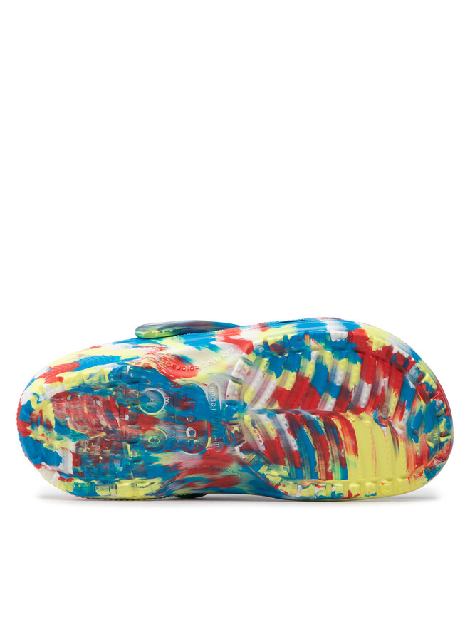 Pantoletten Crocs Classic Marbled Clog 206867 Blau | eschuhe.de