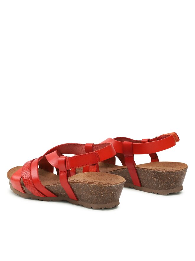 Sandalen Yokono Monaco 188 Rot | eschuhe.de