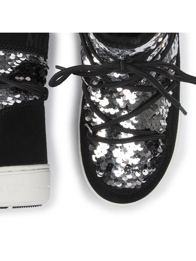 Schneeschuhe Moon Boot Pulse Mid Disco 24103600001 Silberfarben ...