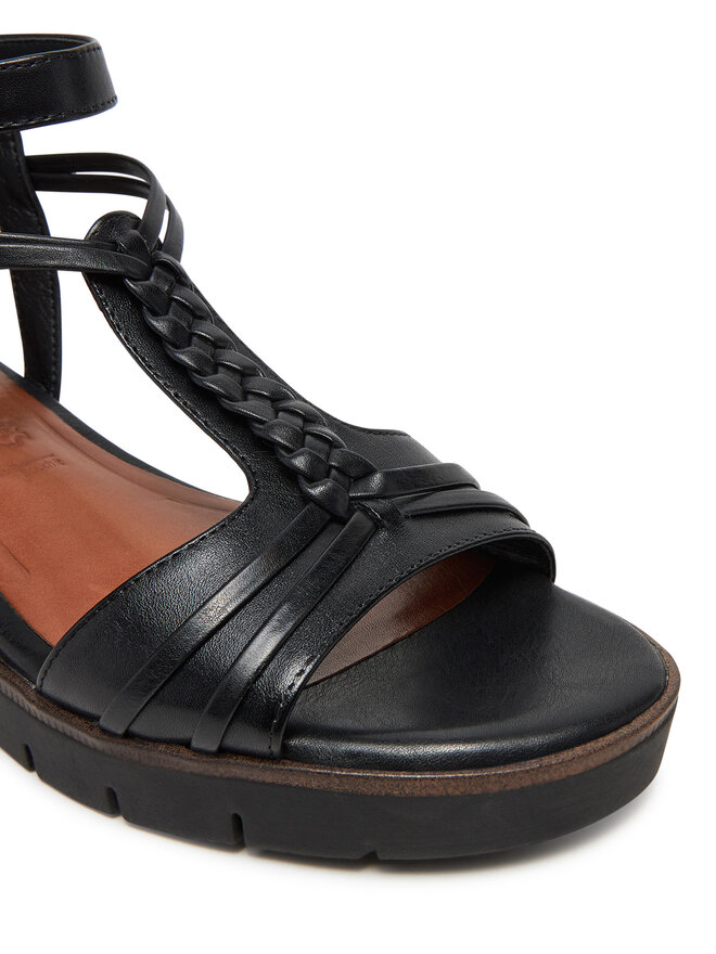 Sandały Tamaris 1-28256-44 Czarny | eobuwie.com.pl