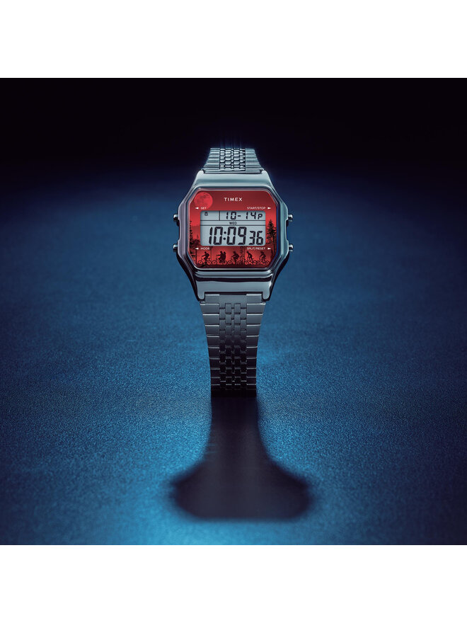 Uhr Timex Stranger Things Timex 80 TW2V50900 Silberfarben | eschuhe.de