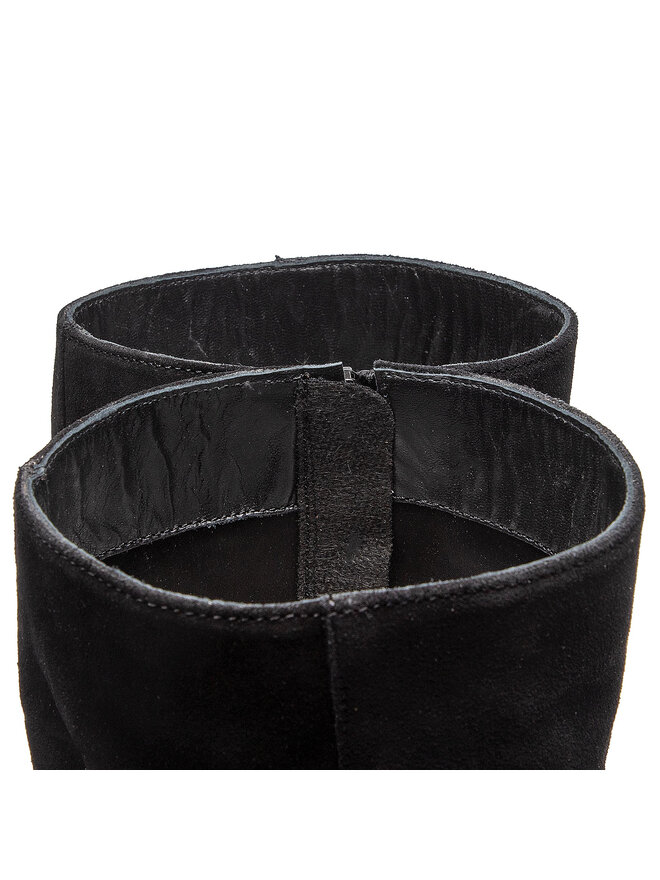 Kozaki Unisa Jeyon F22 Bs Czarny | eobuwie.com.pl