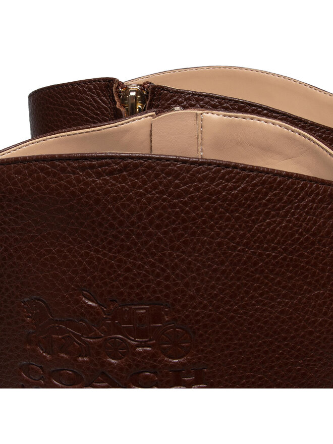 Botas altas Coach Cindy Leather Boot C5911 WAL Marrón | zapatos.es