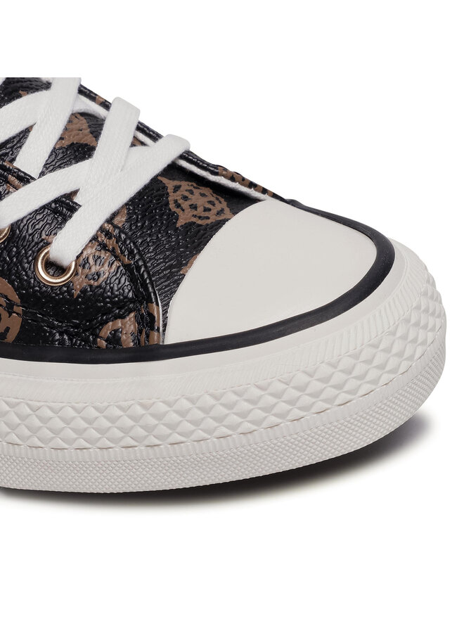 Sneakers aus Stoff Guess Nikola FL7NIK FAL12 Braun | eschuhe.de