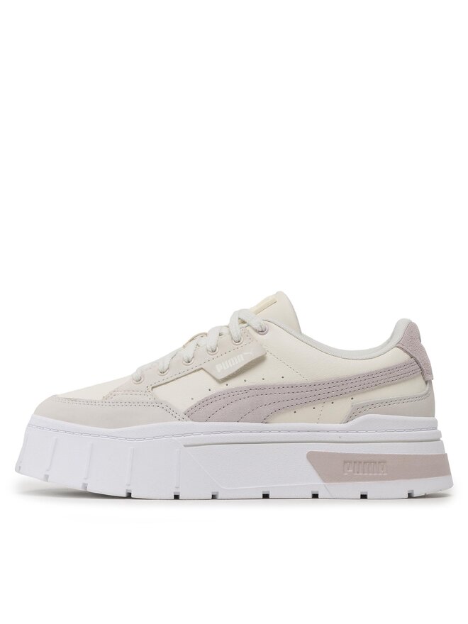 Sneakers Puma Mayze Stack Luxe Wns 389853 01 Écru | epantofi.ro
