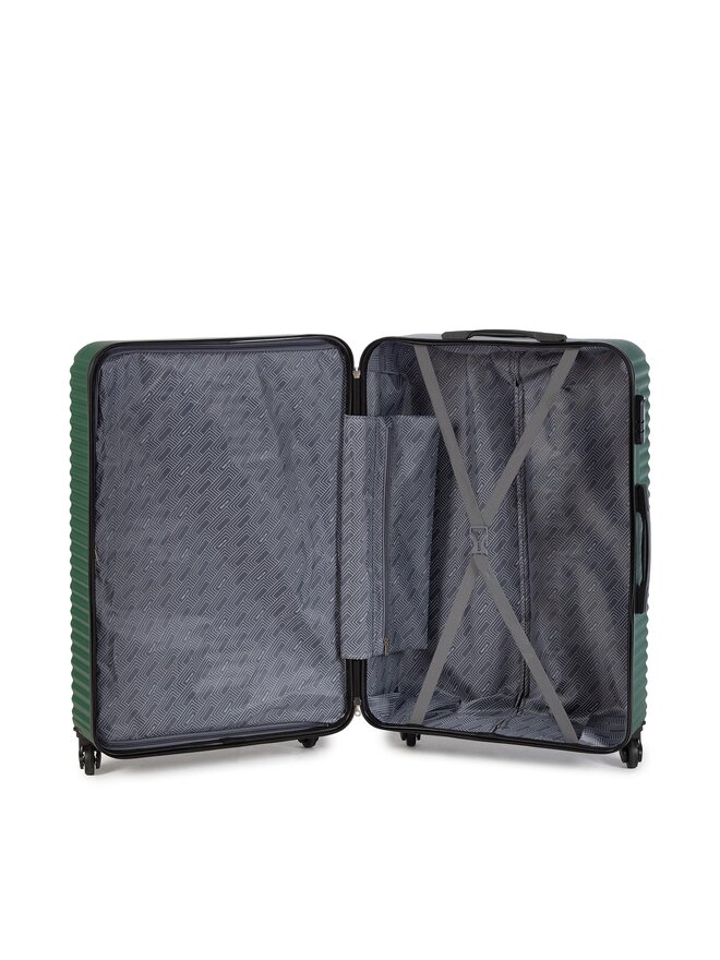 Großer Koffer Semi Line T5521-9 Grün | eschuhe.de