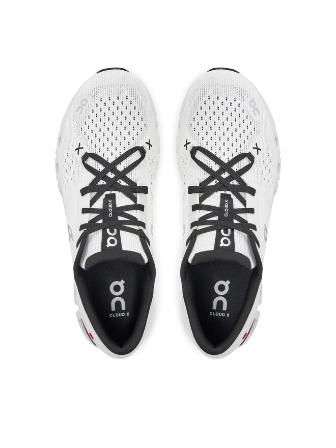 Fitnessschuhe On Cloud X 4 3ME30040791 Écru | eschuhe.de