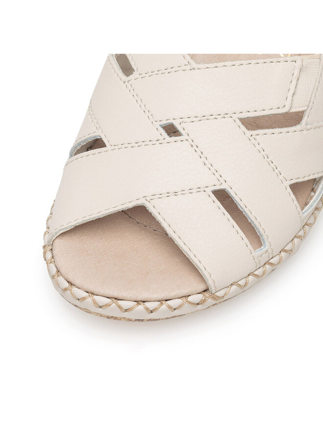 Sandały Rieker 66189-60 Beżowy | eobuwie.com.pl