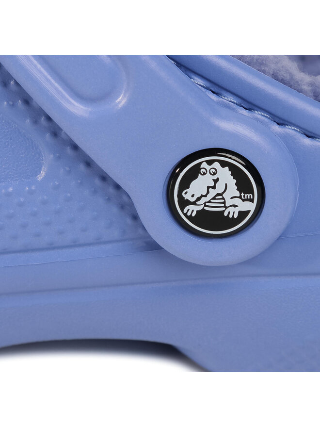 Klapki Crocs Classic Lined Clog 203591 Fioletowy | eobuwie.com.pl