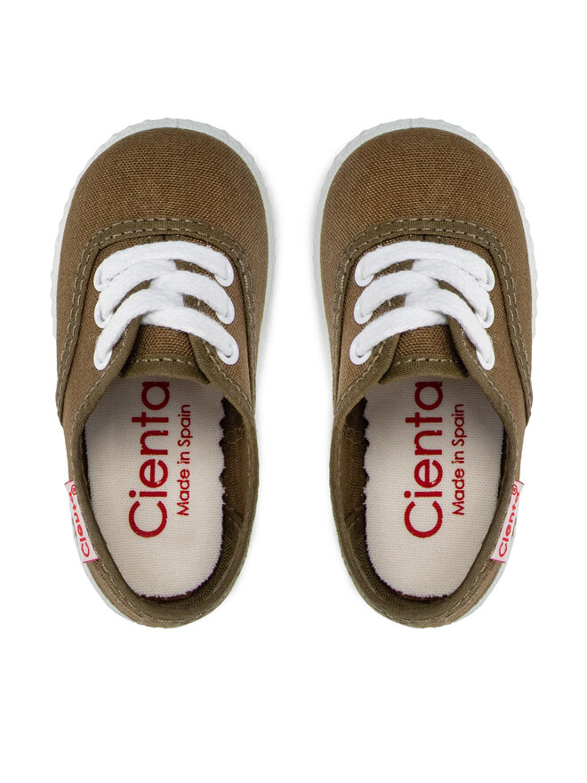 Sneakers aus Stoff Cienta 52000 Grün | eschuhe.de