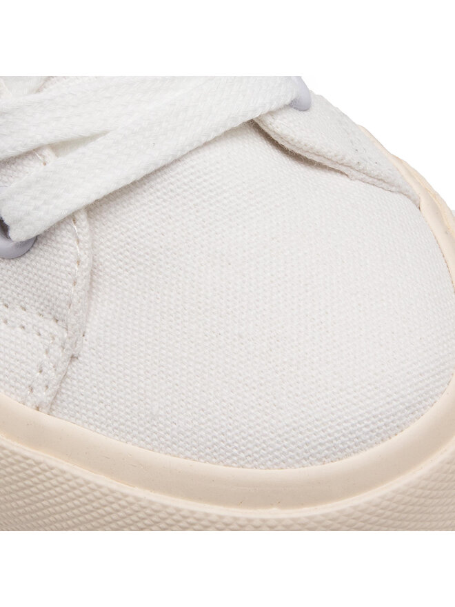Sneakers aus Stoff Pepe Jeans Tennis Canvas PBS30402 Weiß | eschuhe.de