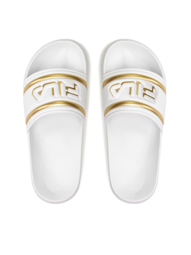 Şlapi Fila Morro Bay Logo Slipper Wmn FFW0102.13069 Alb | epantofi.ro