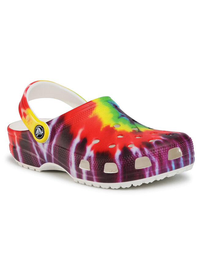 Pantoletten Crocs Classic Tie Dye Graphic Clog 205453 Bunt | eschuhe.de