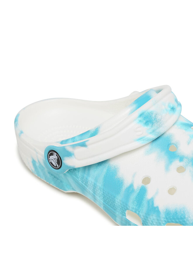 Chanclas Crocs Classic Tie Dye Graphic Clog 205453 Azul | zapatos.es