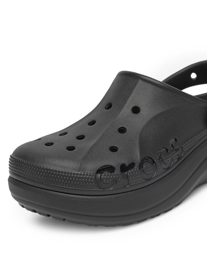 Pantoletten Crocs WB-BAYA PLATFORM CLOG 208186-001 Schwarz | eschuhe.de
