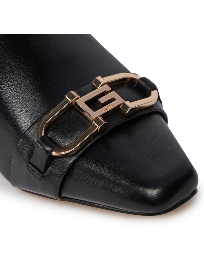 Botine Guess Silene FL8SIL LEA10 Negru | epantofi.ro