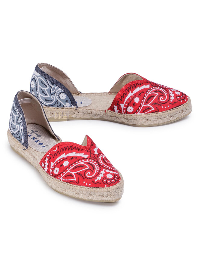 Espadrilles Manebi Open-Side Flats F 9.4 O0 Rot | eschuhe.de
