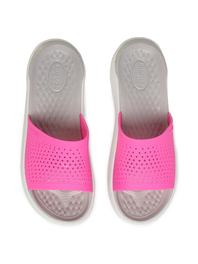 Chanclas Crocs Literide Slide 205183 Rosa | zapatos.es