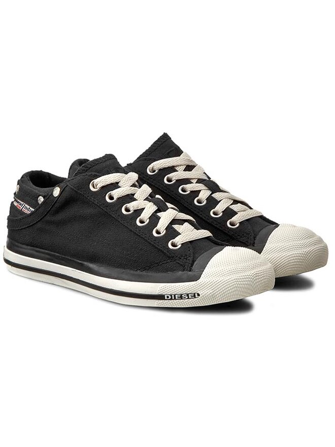 Sneakers aus Stoff Diesel Exposure Low W 00Y835 PR413 H0144 Schwarz ...