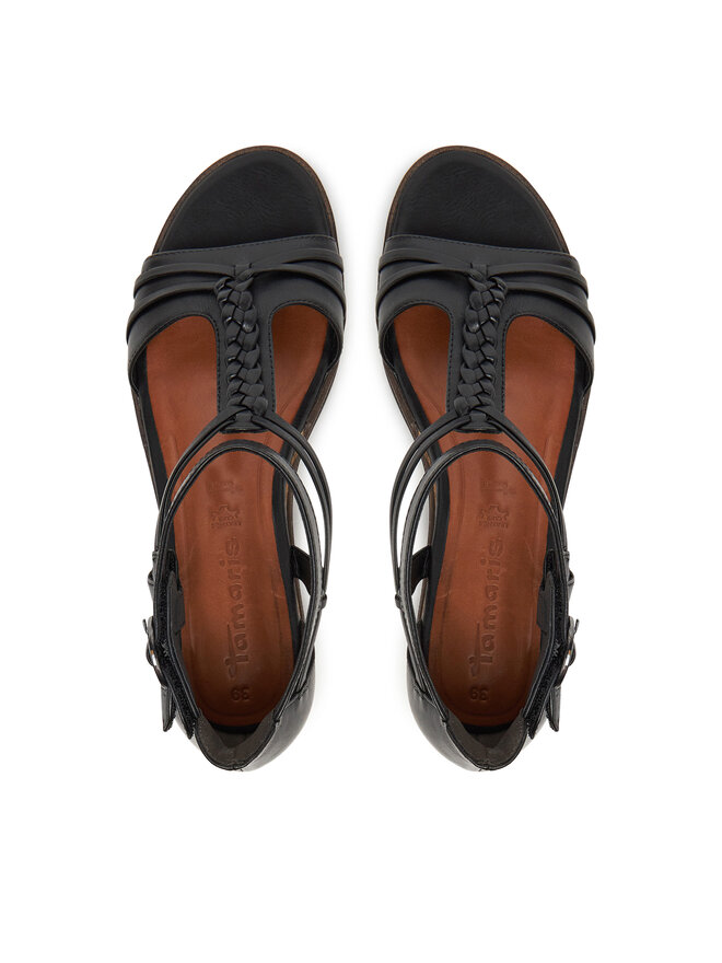 Sandały Tamaris 1-28256-44 Czarny | eobuwie.com.pl