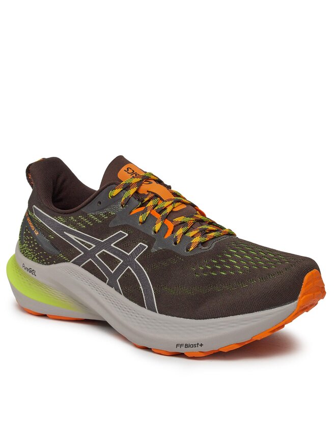 Buty do biegania Asics Gt-2000 12 Tr 1011B775 Brązowy | eobuwie.com.pl