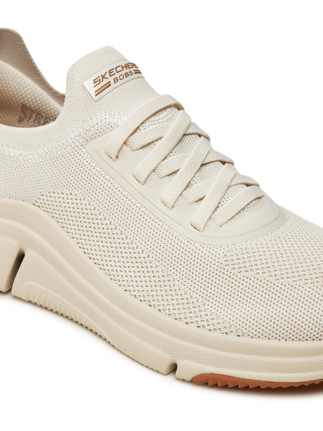 Sneakers Skechers Bobs Sport Sparrow Flex - Instant Clout 117580/OFWT Alb | epantofi.ro