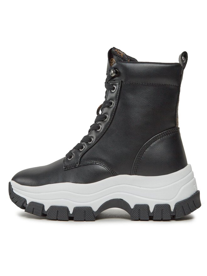 Ghete Guess Bissonn FL8BIN ELE12 Negru | epantofi.ro