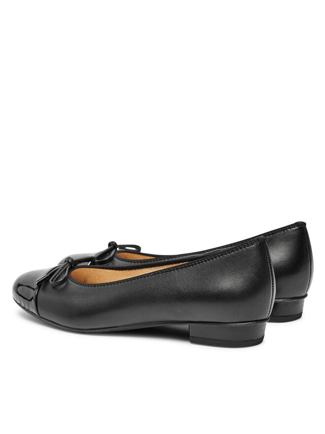 Baleriny Ara Bari 12-43721-79 Czarny | eobuwie.com.pl