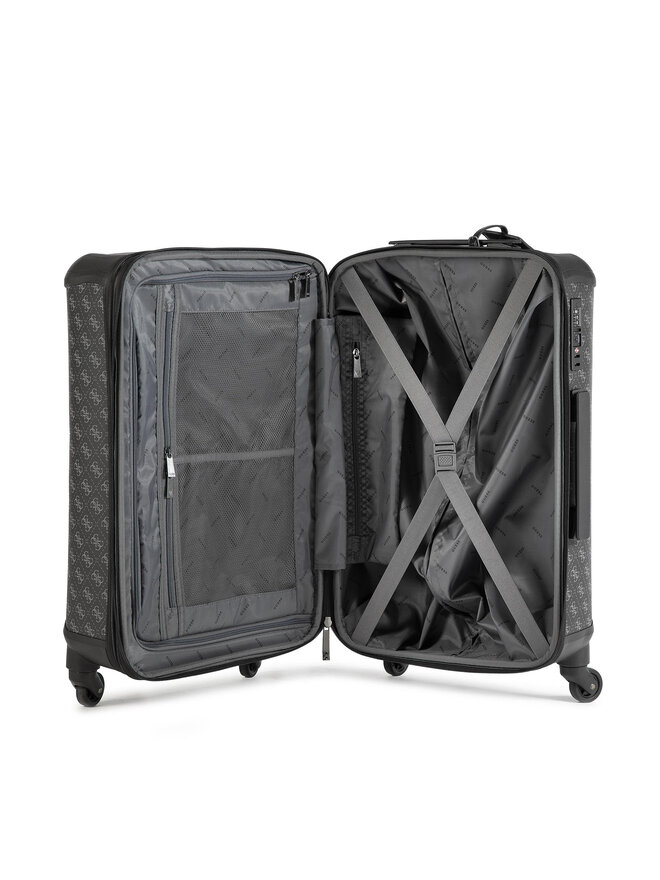 Mittlerer Koffer Guess Hemingway 22 In 4-Wheeler TWS734 29420 Schwarz ...