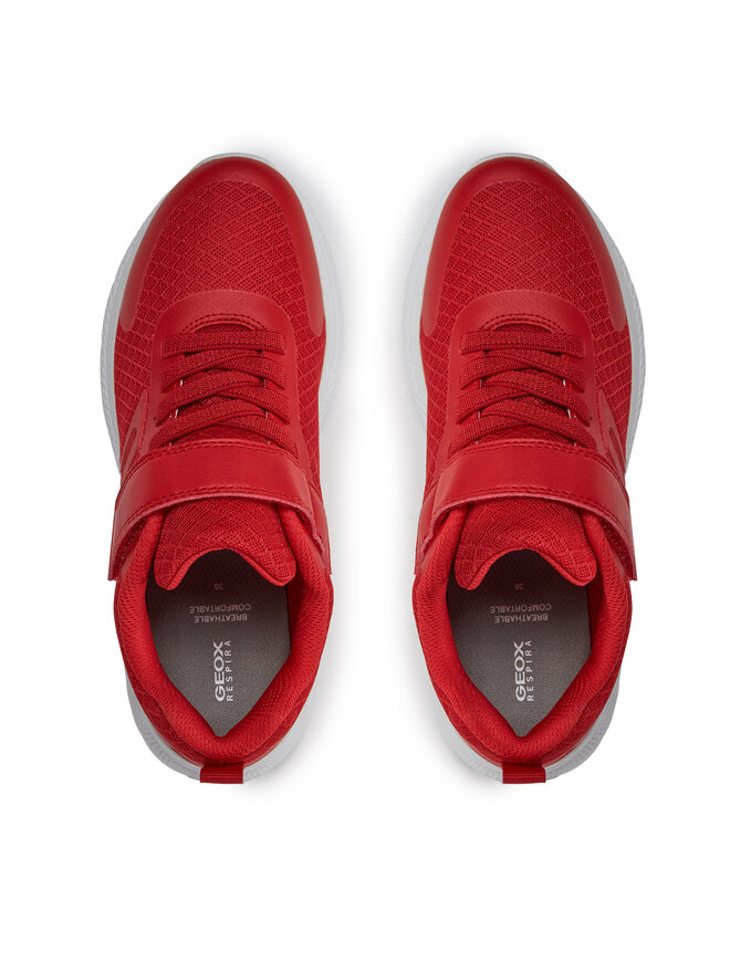 Sneakers Geox J Sprintye Boy J45GBA 01450 C7000 D Rot | eschuhe.de