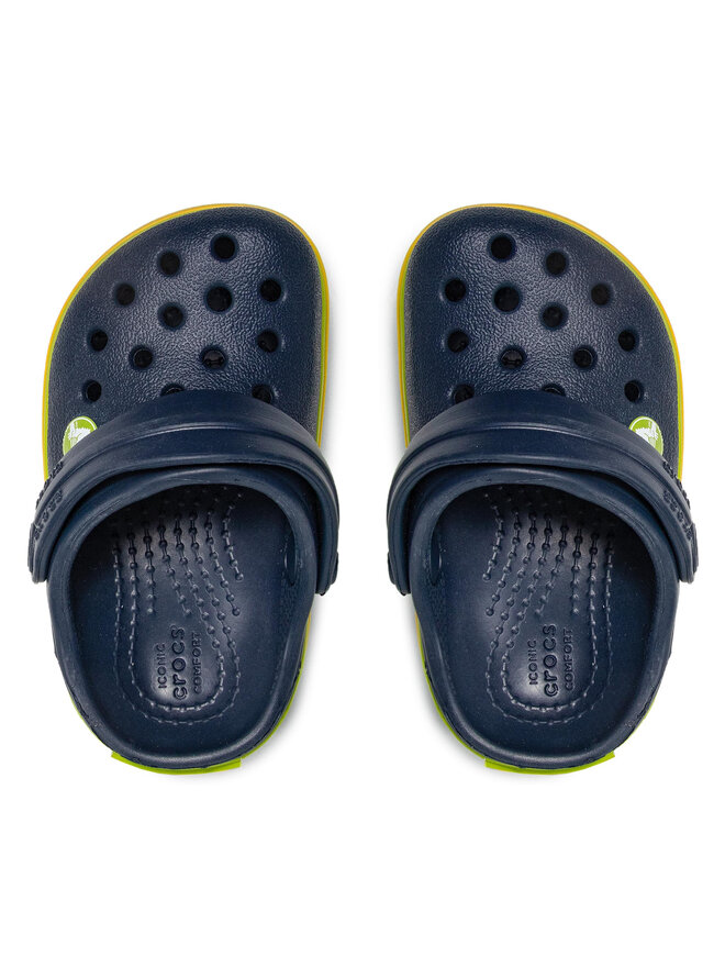 Pantoletten Crocs Crocband Clog K 204537 Dunkelblau | eschuhe.de