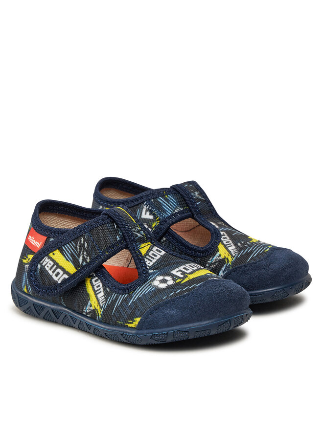 Kapcie MILAMI 112-66FZ Granatowy | eobuwie.com.pl