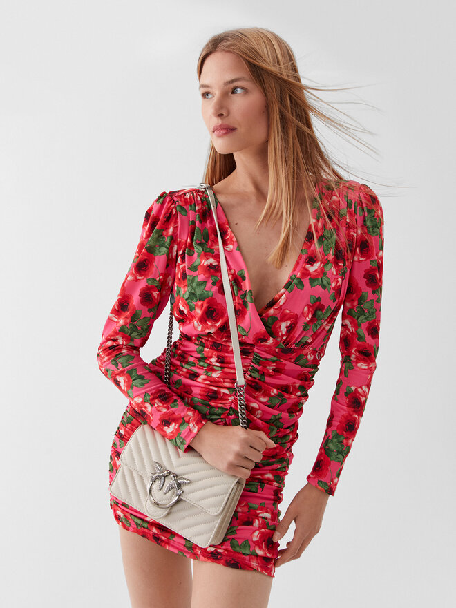 Handtasche Pinko Love Icon Mini Dc 100074 A0GK Weiß | eschuhe.de