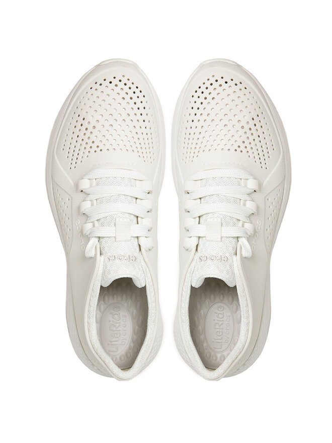 Halbschuhe Crocs Literide Pacer M 204967 Weiß | eschuhe.de