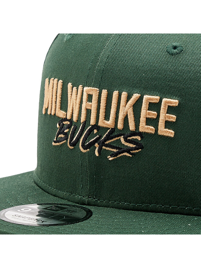 Cap New Era Milwaukee Bucks Script Logo 9Fifty 60285201 Grün | eschuhe.de