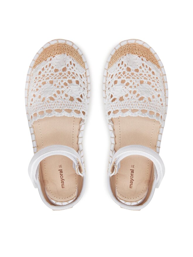 Espadrilles Mayoral 45554 Weiß | eschuhe.de