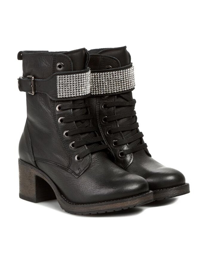 Stiefeletten Venezia Vitello 4134 Nero | eschuhe.de