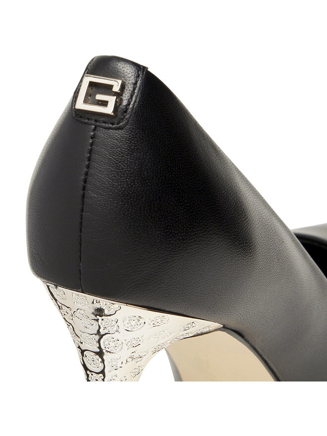 High Heels Guess Amato2 FL8AM2 LEA08 Schwarz | eschuhe.de