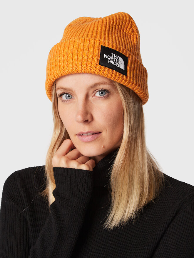 The north face beanie orange store