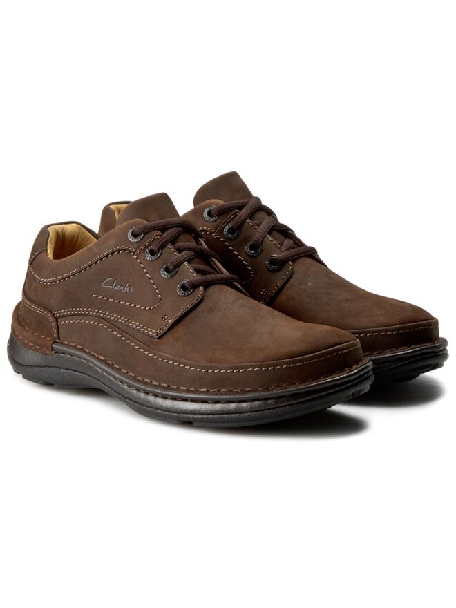 Halbschuhe Clarks Nature Three 203406827 Braun | eschuhe.de