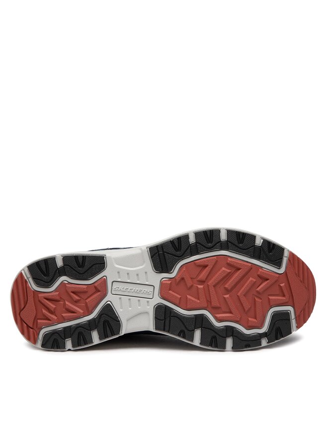 Trekkingi Skechers Verketta 51898/NVGY Granatowy | eobuwie.com.pl