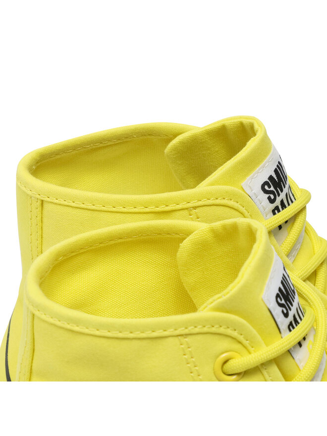 Schnürstiefeletten Palladium Pampa Hi Smiley Be Kind 77079-736-M Gelb ...