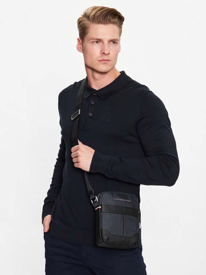Geantă crossover Tommy Hilfiger Th Elevated Nylon Mini Reporter ...